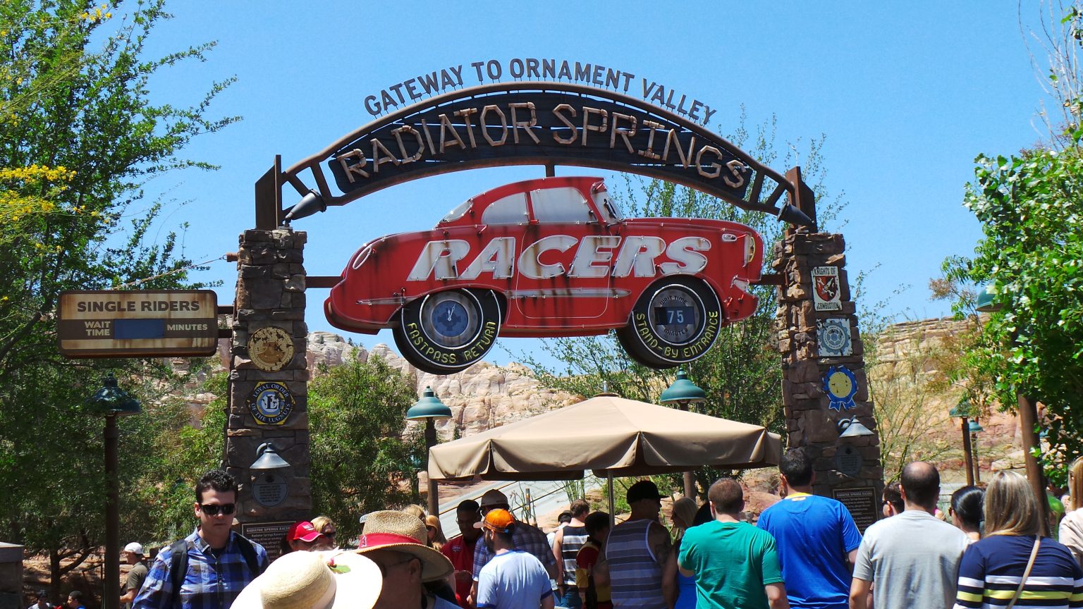 Radiator Springs Racers, Cars Land in Disney California Adventure Park