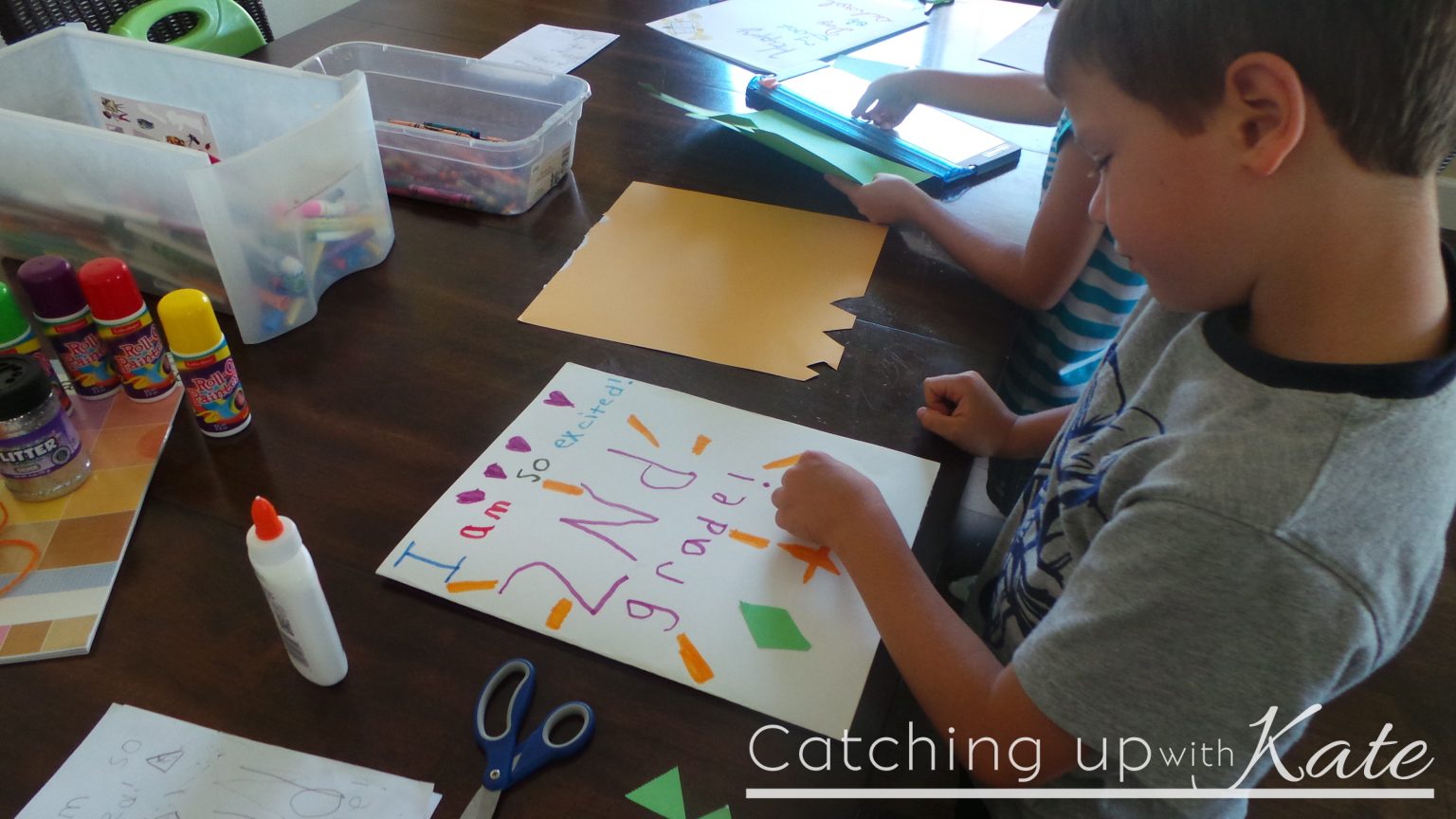 DIY Oversized Cards for Back to School