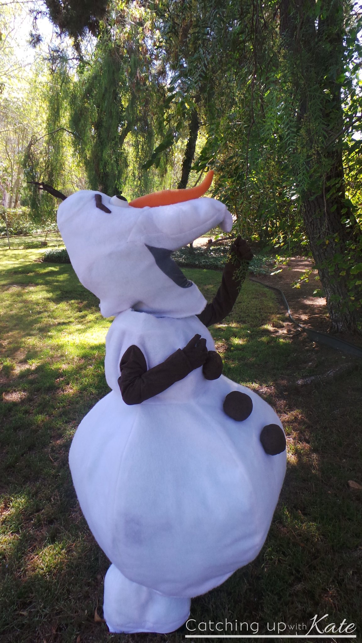 DIY Olaf Costume Instructions - Highlights Along the Way