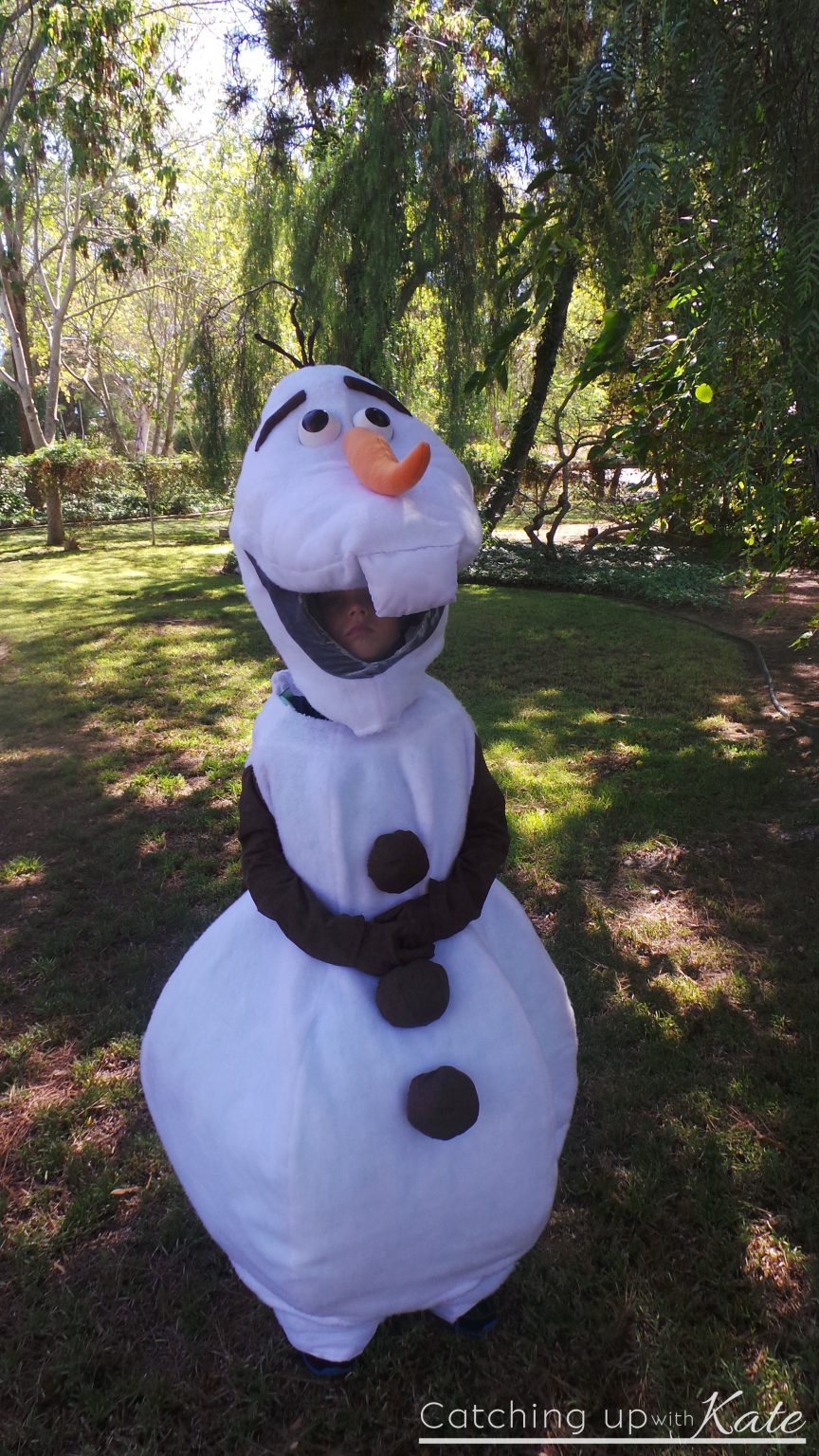 DIY Olaf Costume for Halloween