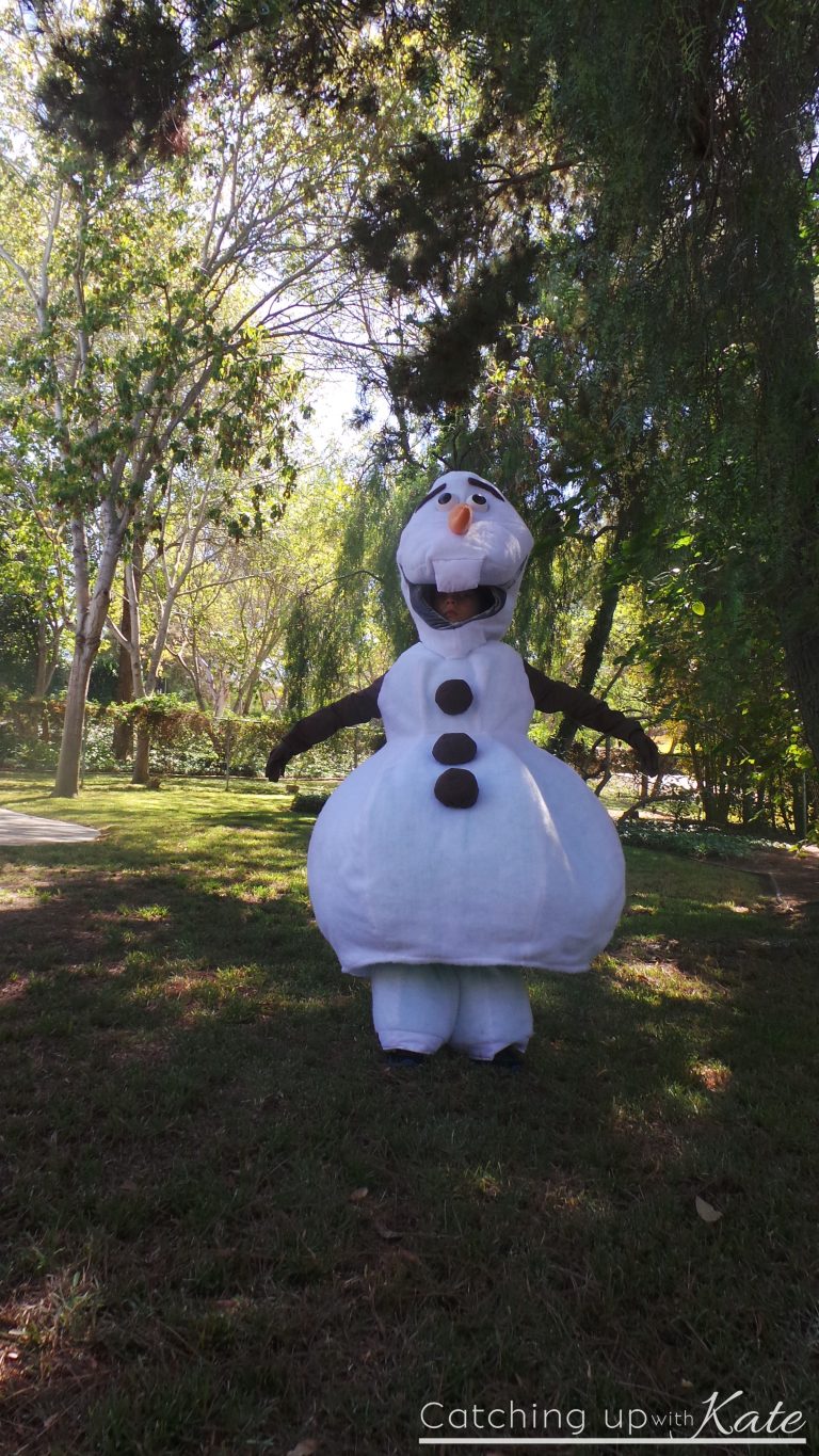 DIY Olaf Costume Instructions - Highlights Along the Way