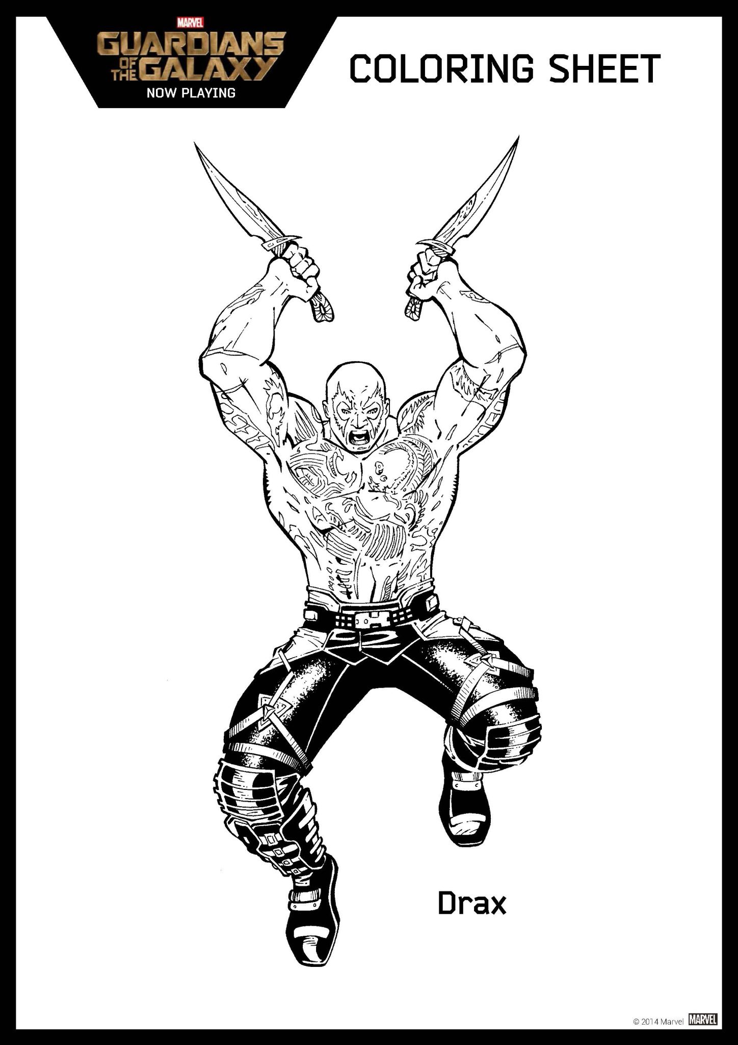 Guardians of the Galaxy FREE printables