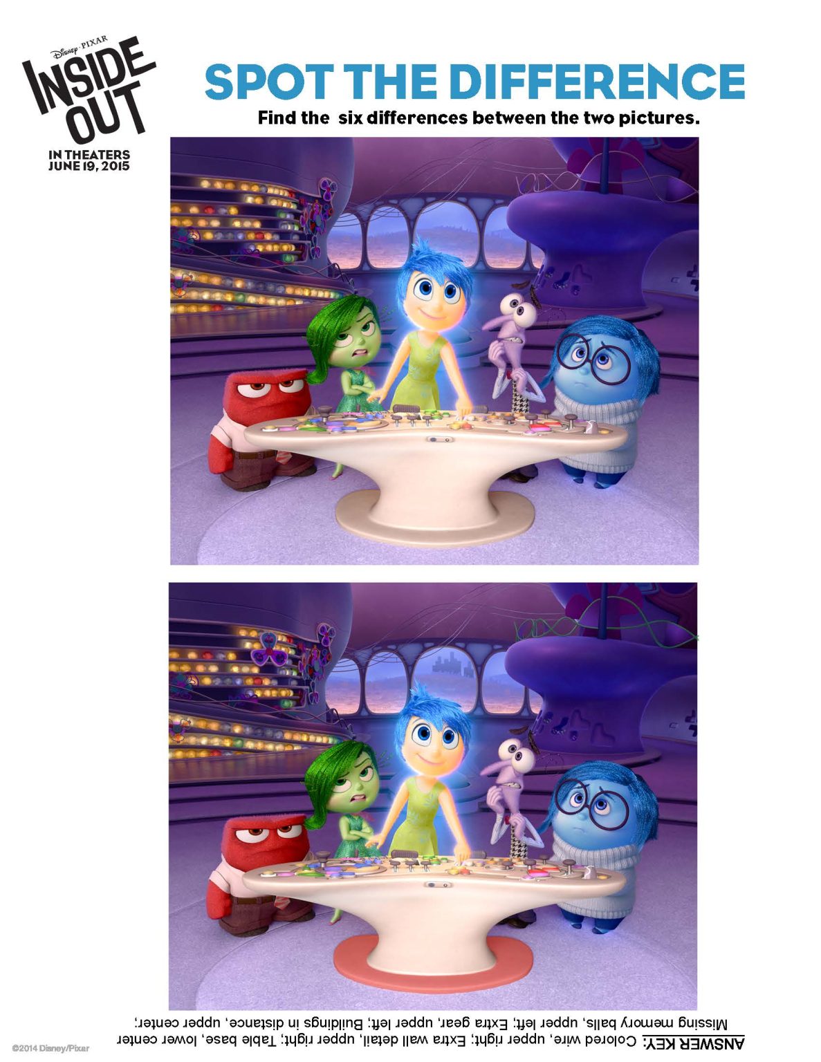 Inside Out 2 Printables! Free Disney Pixar Inside Out Printables