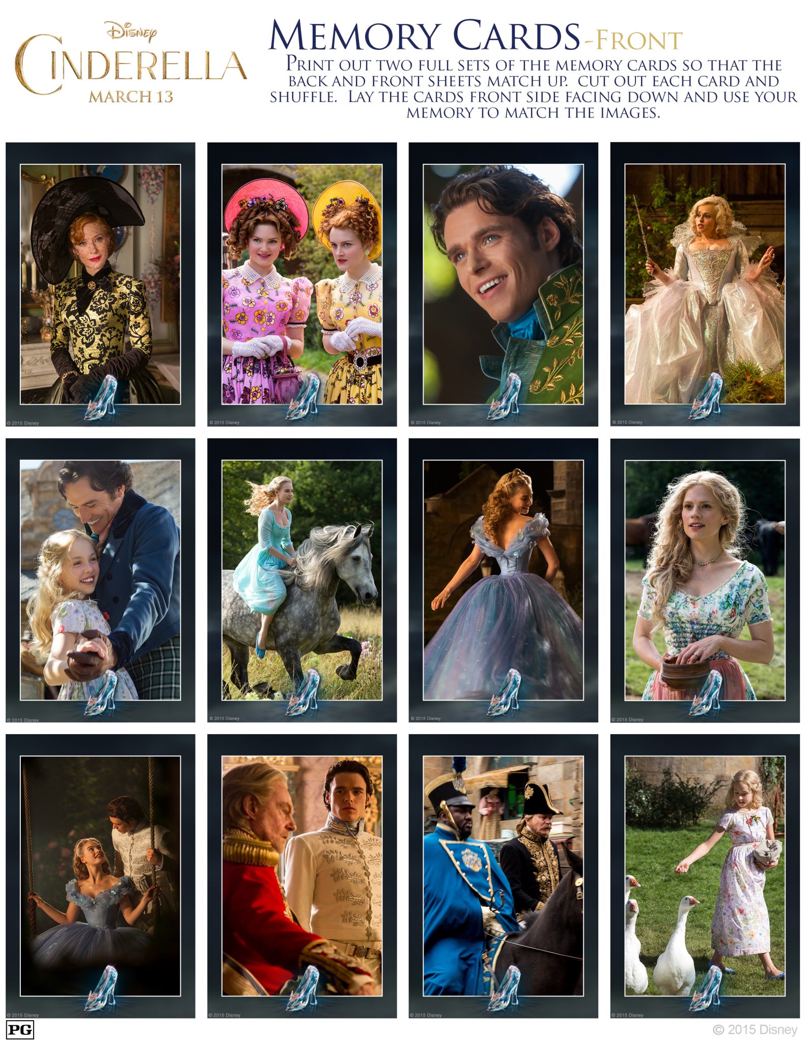 Free Cinderella Printable Activity Sheets - Highlights Along the Way