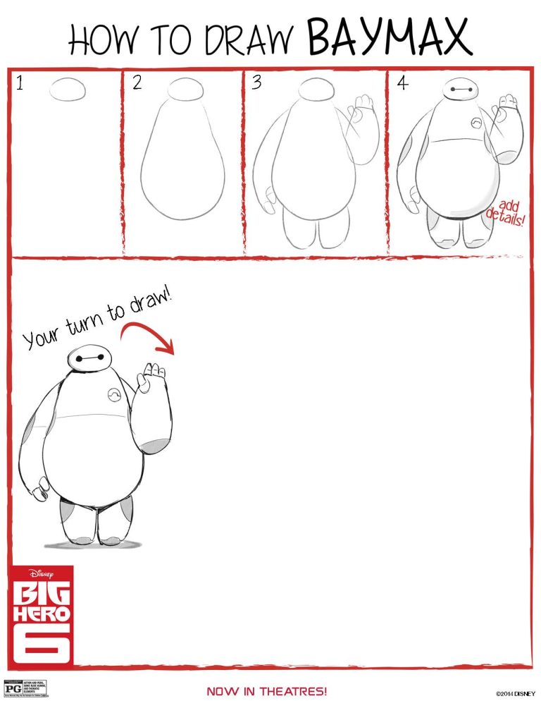 How to Draw Baymax