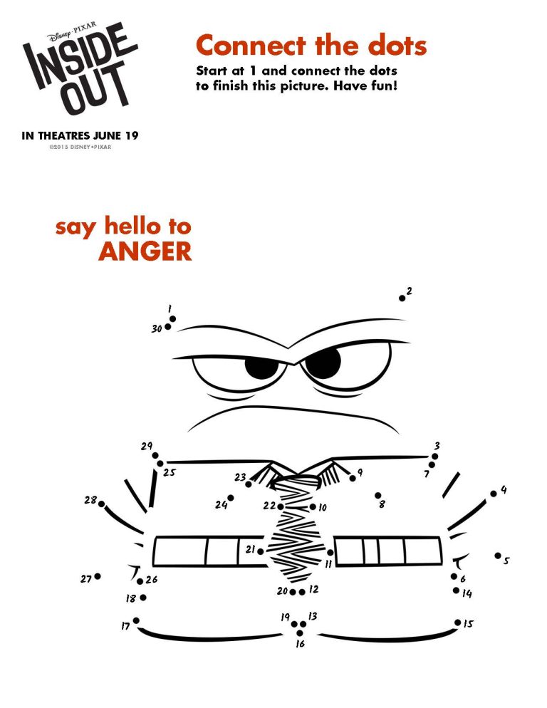 Inside Out 2 Coloring Pages and Printables