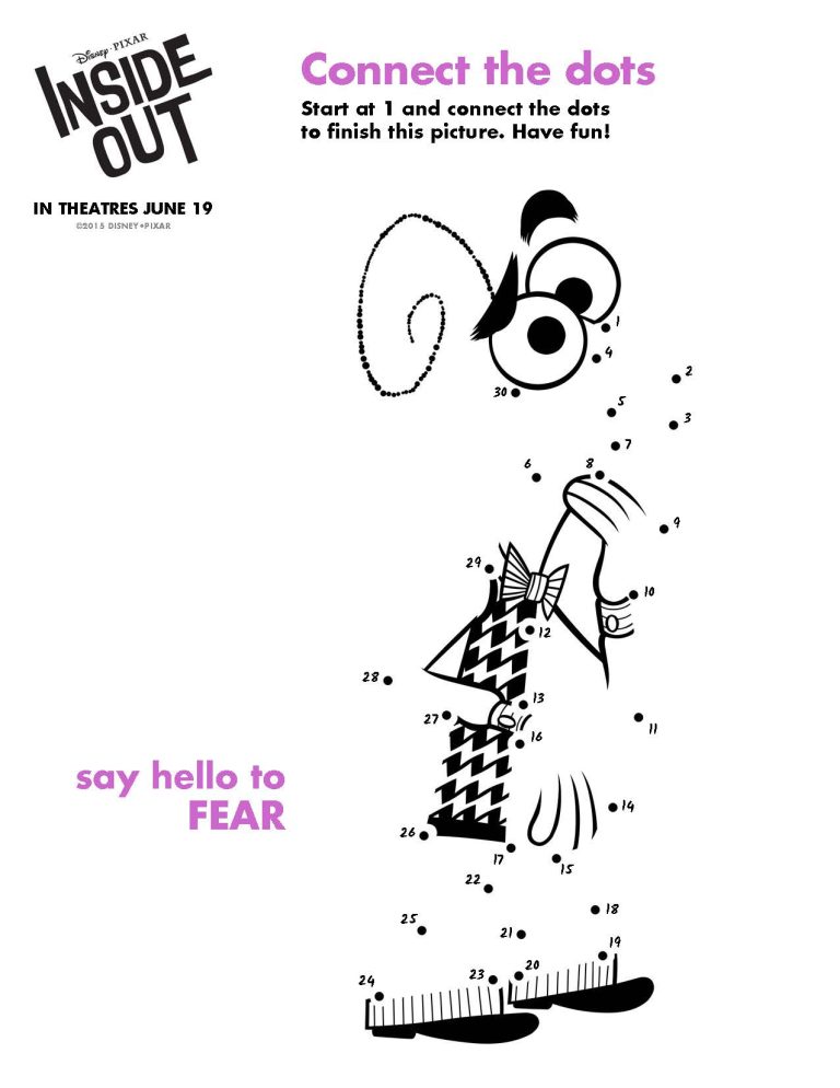 Inside Out 2 Coloring Pages and Printables