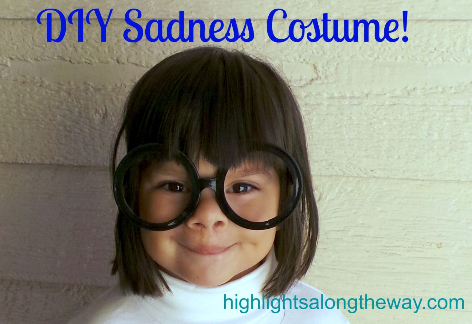 Sadness Costume, DIY Sadness costume from Inside Out