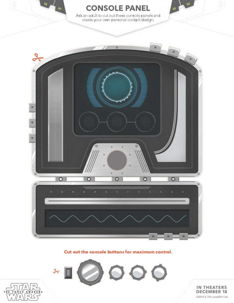 Star Wars The Force Awakens activity sheets - Highlights Along the Way