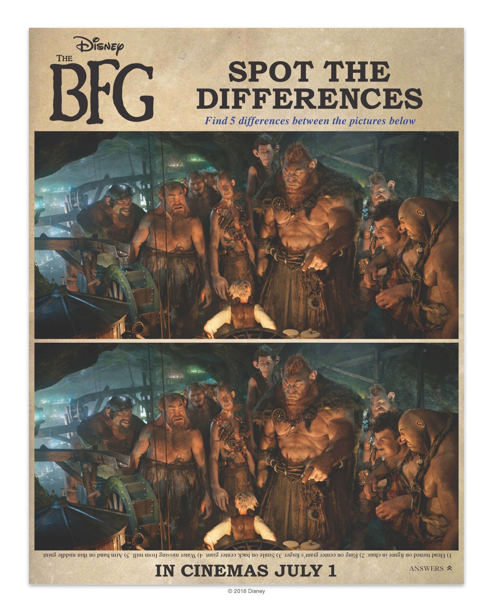 The BFG Coloring pages and free printable activity sheets