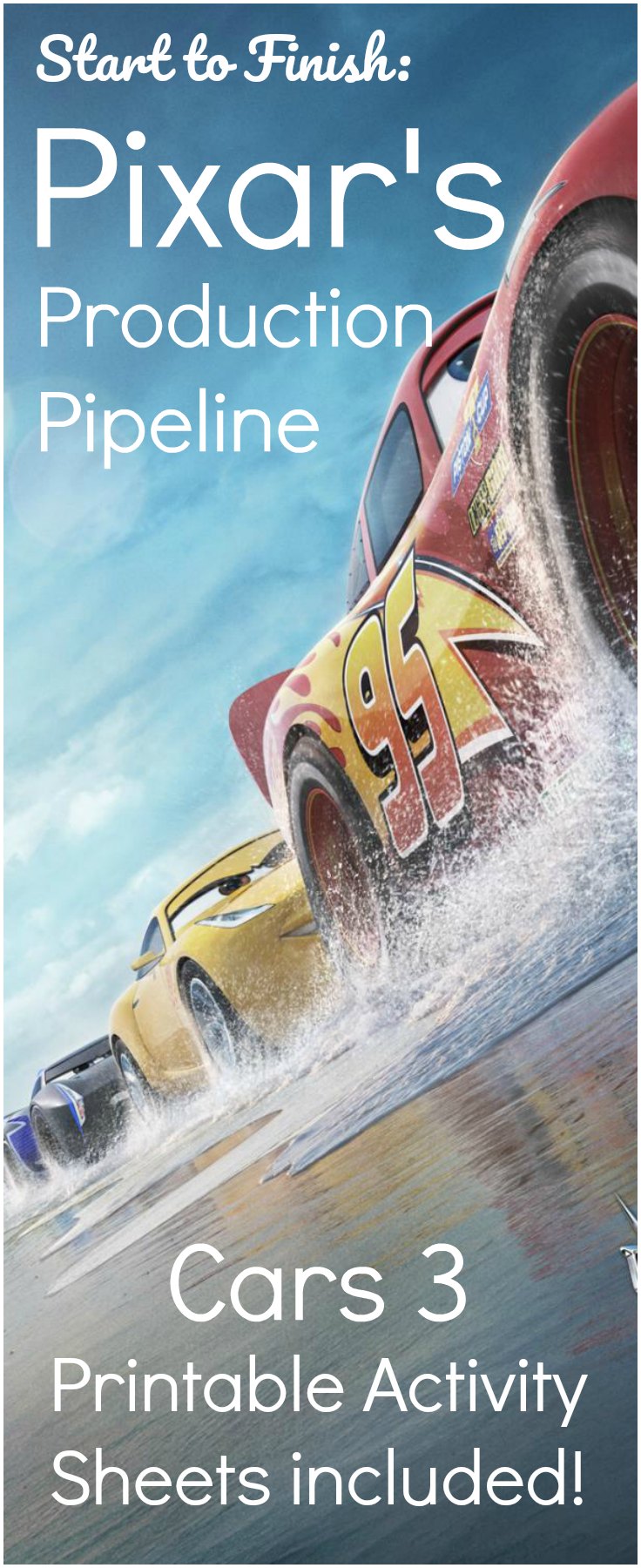 Disney Pixar's Cars printable activity sheets for kids.