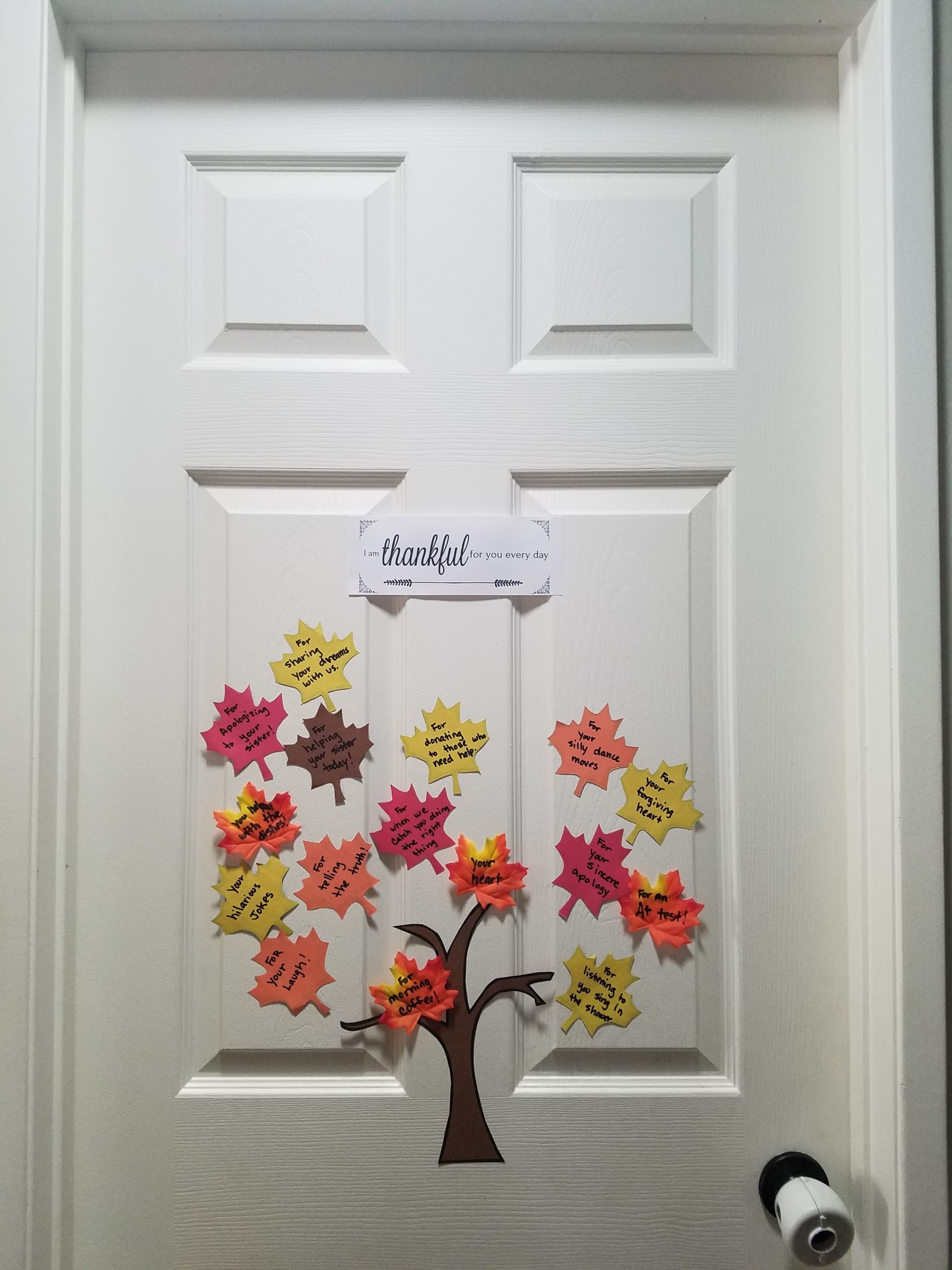 Thanksgiving printables - Free download Thankful Tree kit