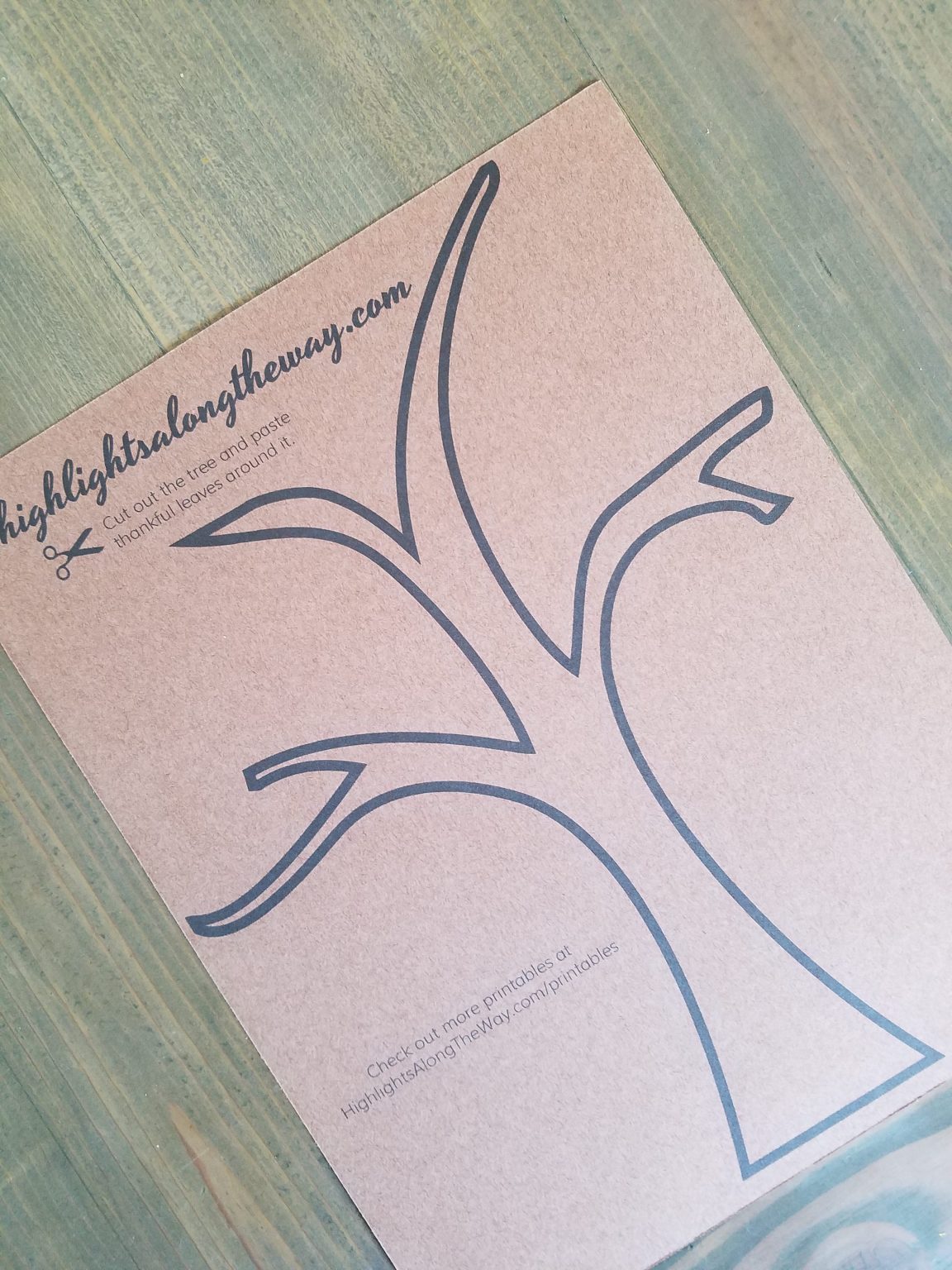 Thanksgiving printables - Free download Thankful Tree kit