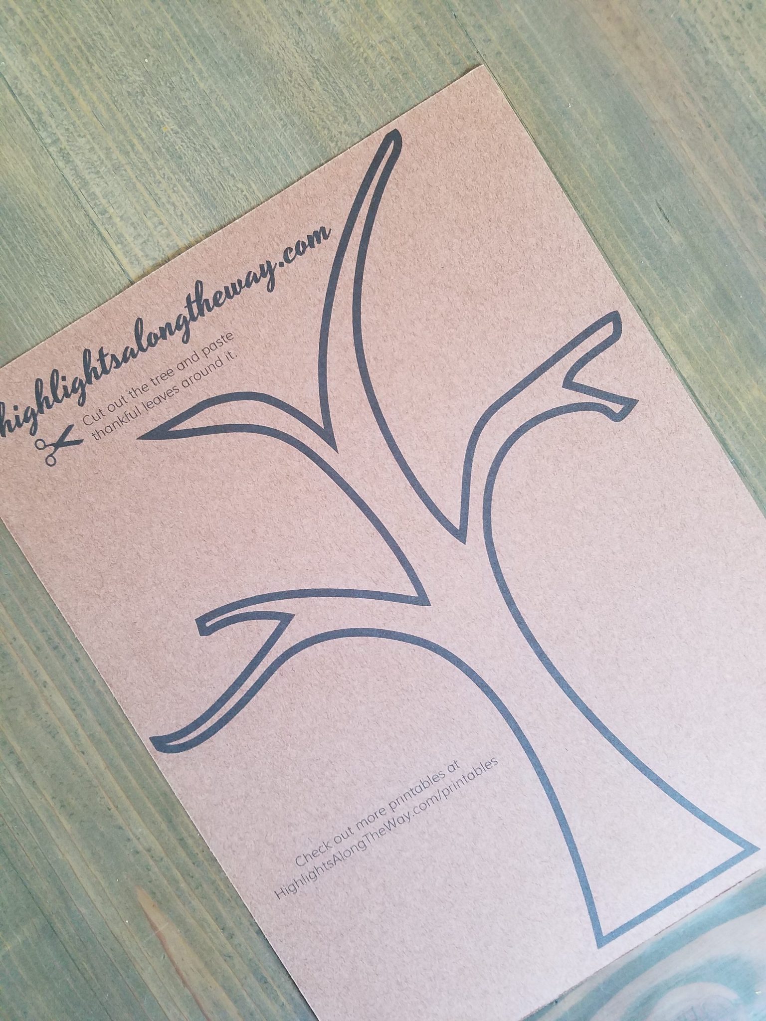 Thanksgiving printables - Free download Thankful Tree kit