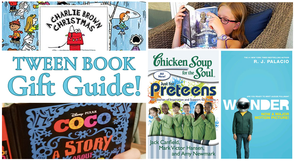 Tween Book Gift Guide for the pre teen readers on your list!