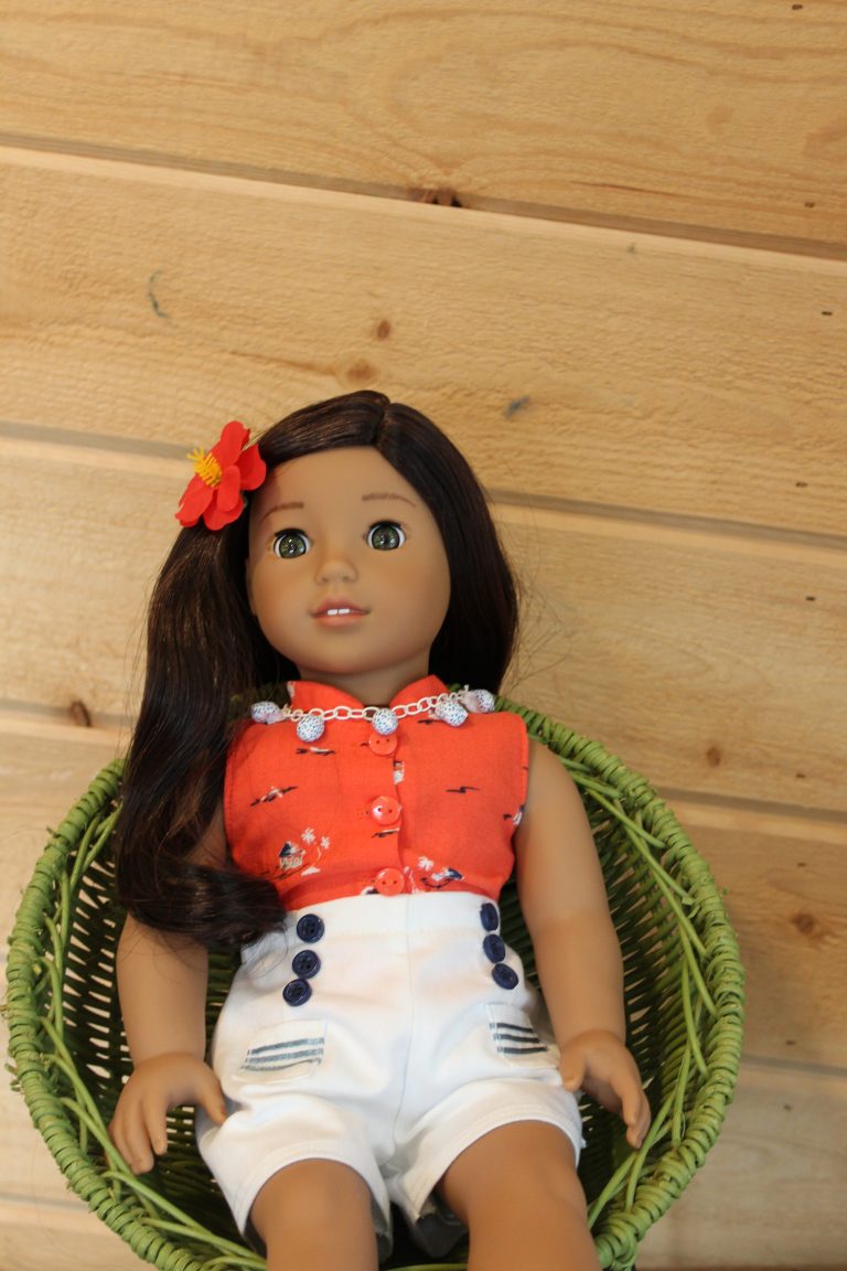 DIY Nanea Necklace - easy craft inspired by American Girl Doll!