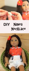 DIY Nanea Necklace - easy craft inspired by American Girl Doll!