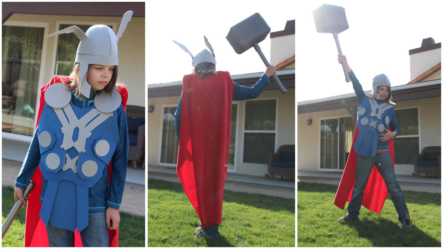 NO Sew DIY Thor Costume that you can make right now!