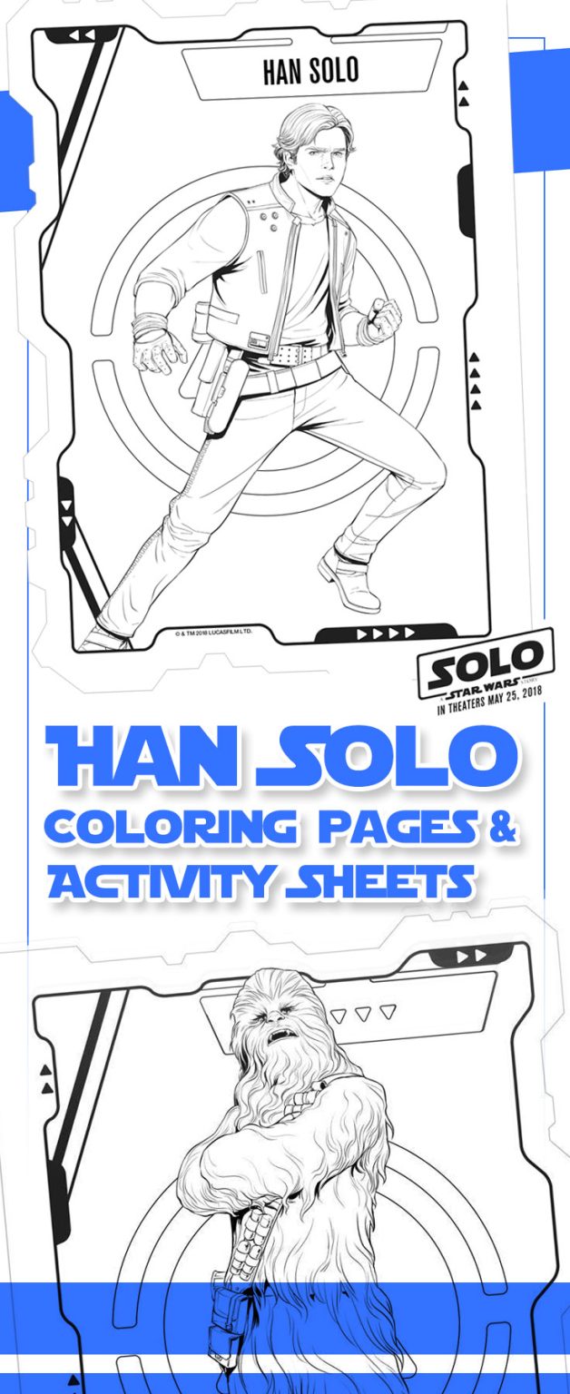 SOLO: A STAR WARS STORY Coloring Pages and Activity Sheets