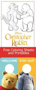 FREE Disney's Christopher Robin Coloring Sheets and Printables!