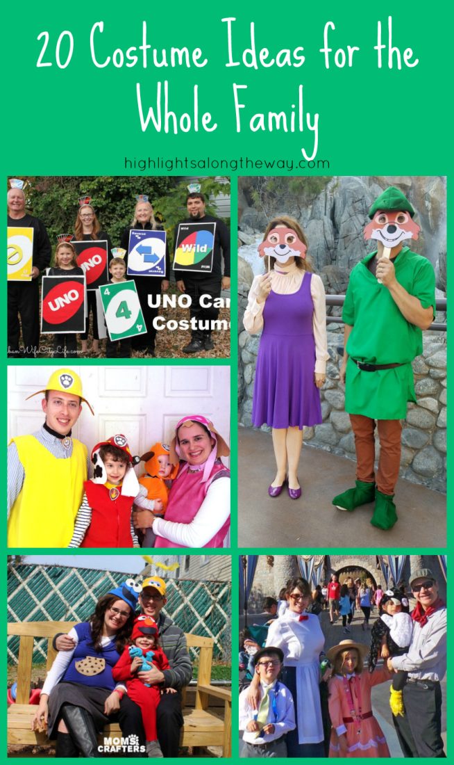 20 family and group costumes that you can easily make right now!