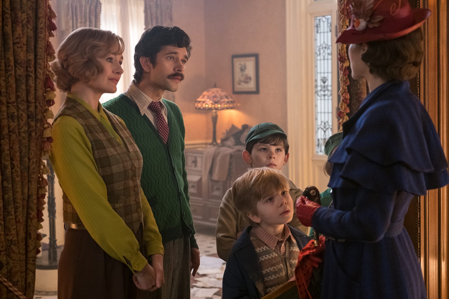 Jane and Michael Banks - all grown up in Mary Poppins Returns!
