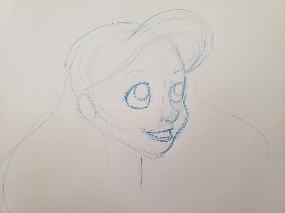 How to Draw Disney's The Little Mermaid - easy tutorial!