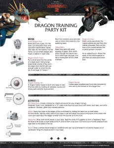The Making of How to Train Your Dragon 3 and Printable Party Kit