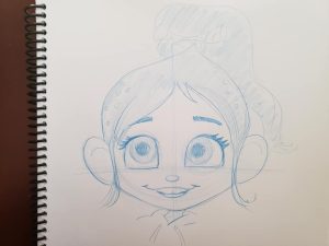 How to Draw Vanellope Von Schweets from Ralph Breaks the Internet