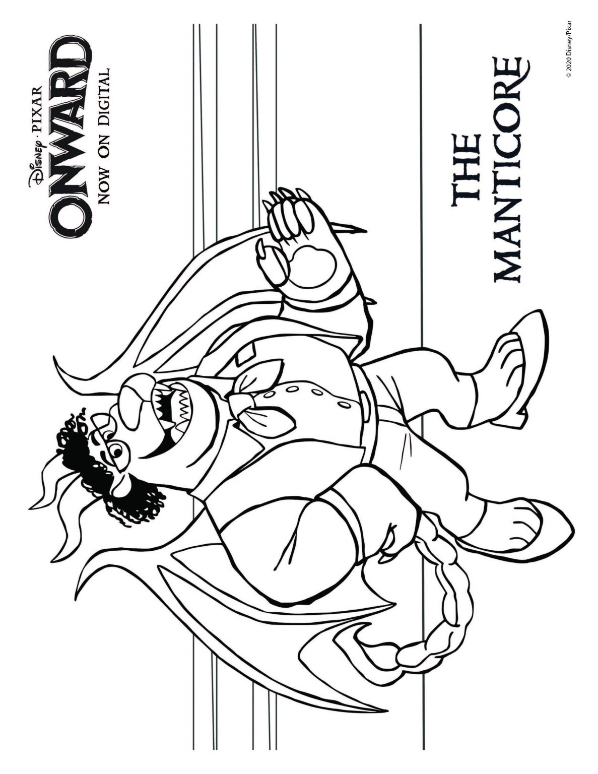 Onward Printable Coloring Pages and Activity Sheets for home use!