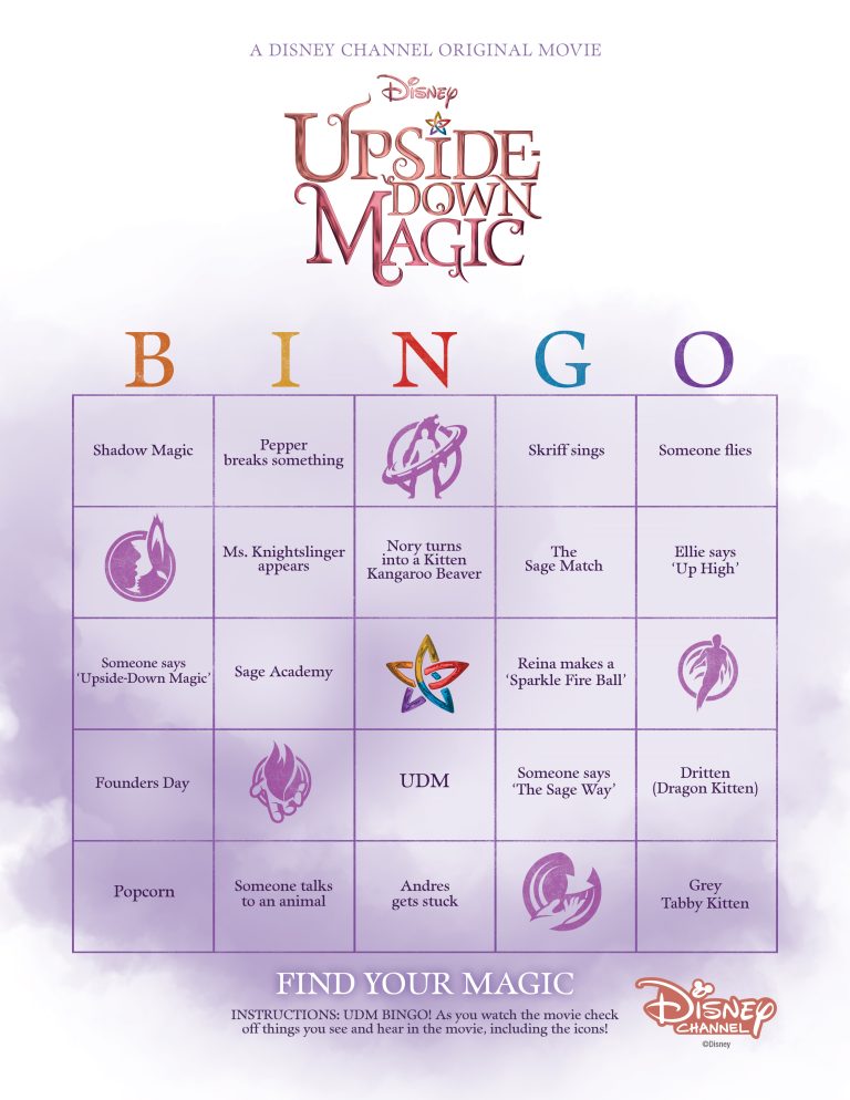 Upside Down Magic Free Printable Activity and Coloring Pages