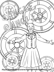 Coloring Sheets inspired by Jingle Jangle - Christmas printables