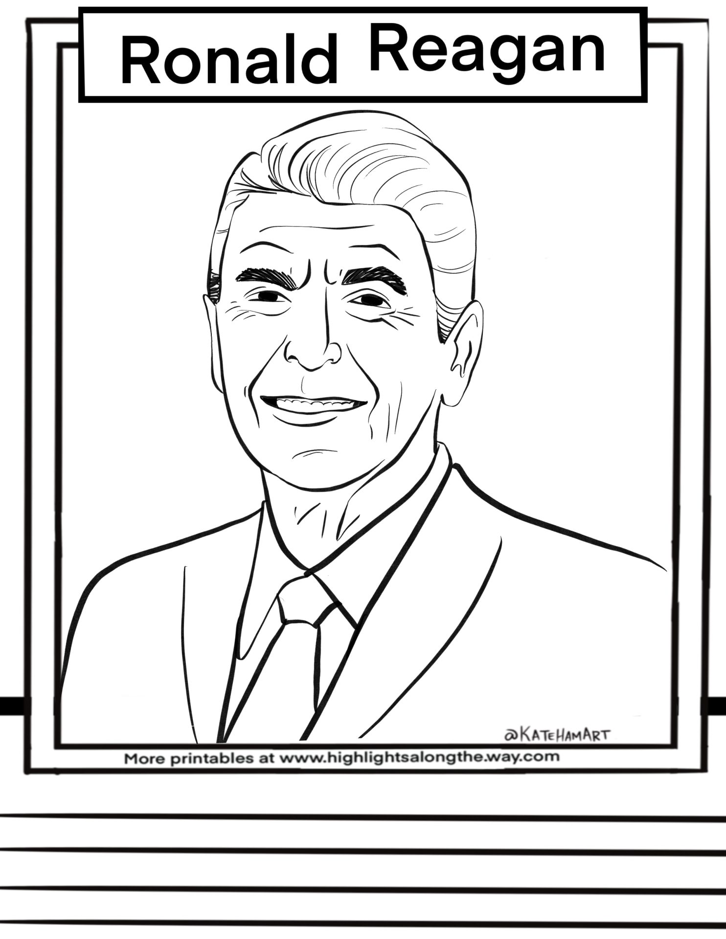 Free President's Day Coloring Sheets