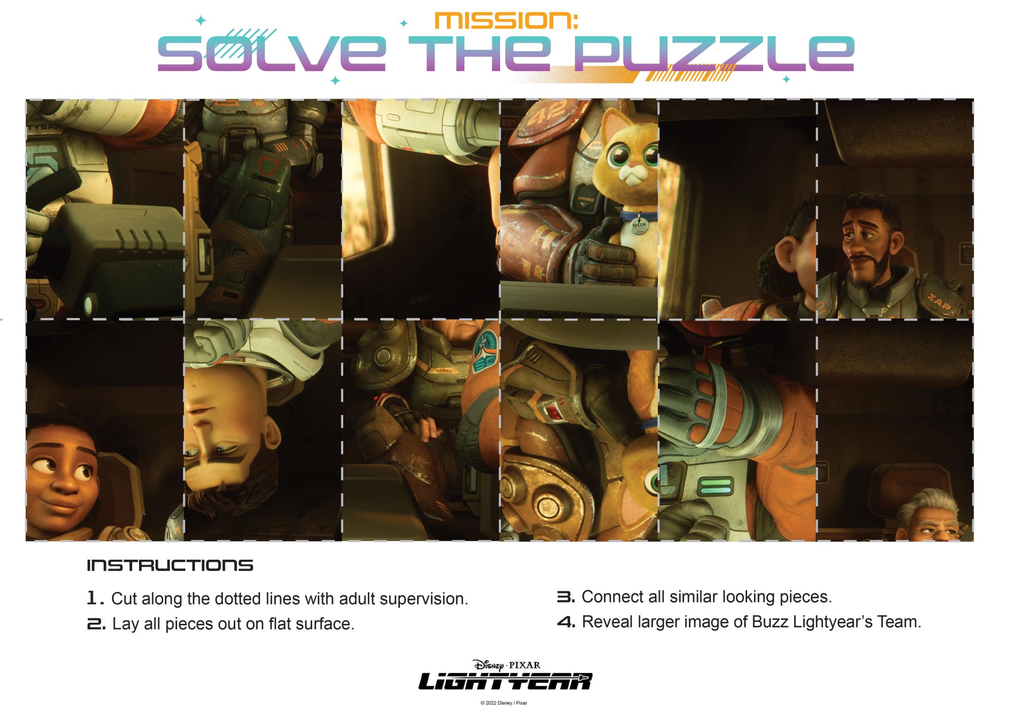 Lightyear Coloring Pages and Printable Activity Sheets