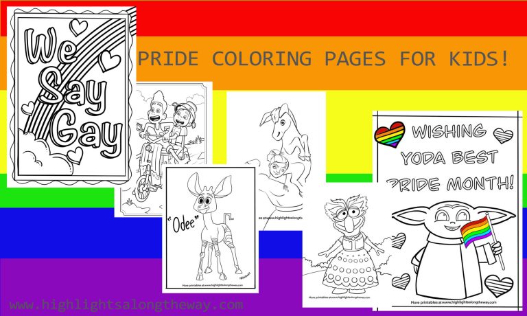 Pride Month Coloring Pages for Kids