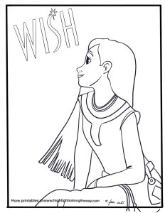 WISH Coloring Pages - Highlights Along the Way
