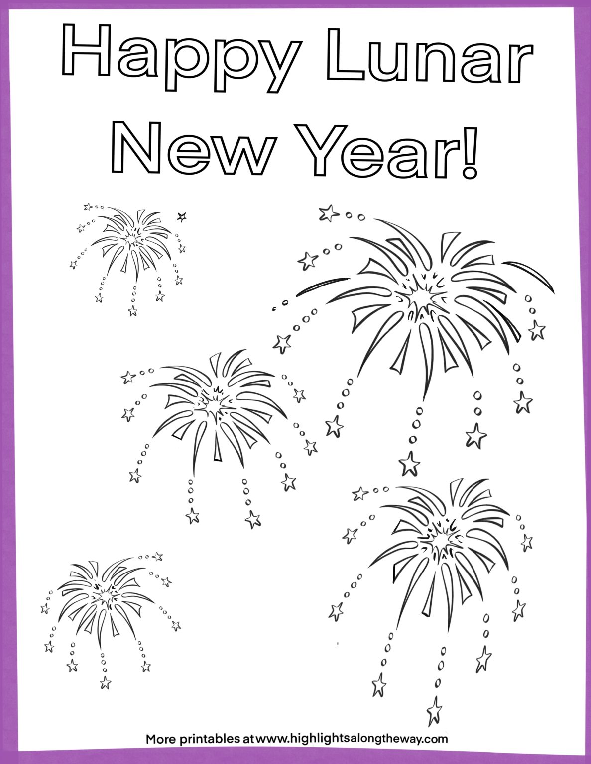 Lunar New Year Coloring pages
