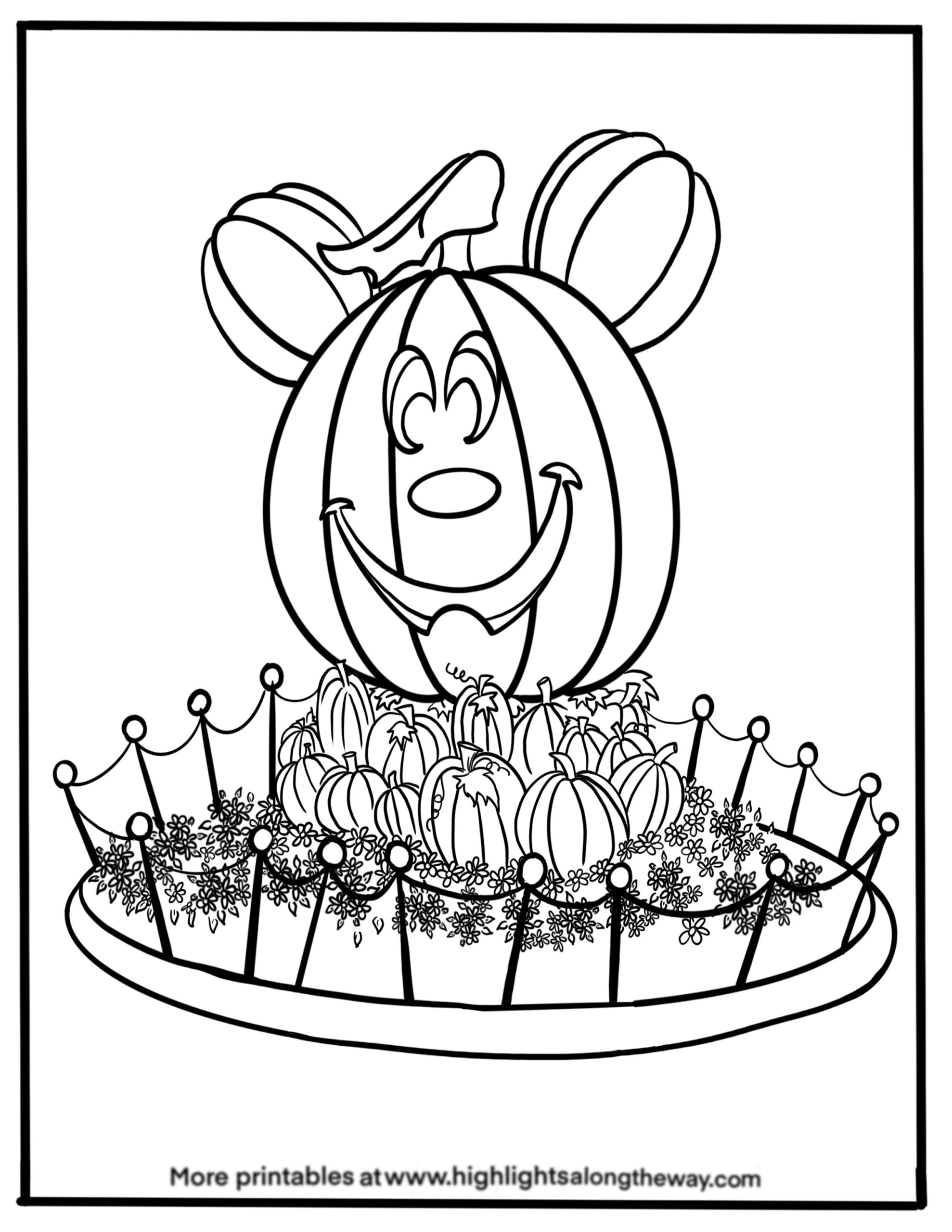 Disney Halloween Coloring Pages Disney Halloween Coloring Pages