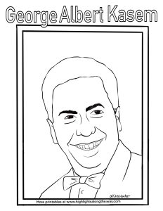 Arab American Heritage Month Coloring Pages - Instant Download