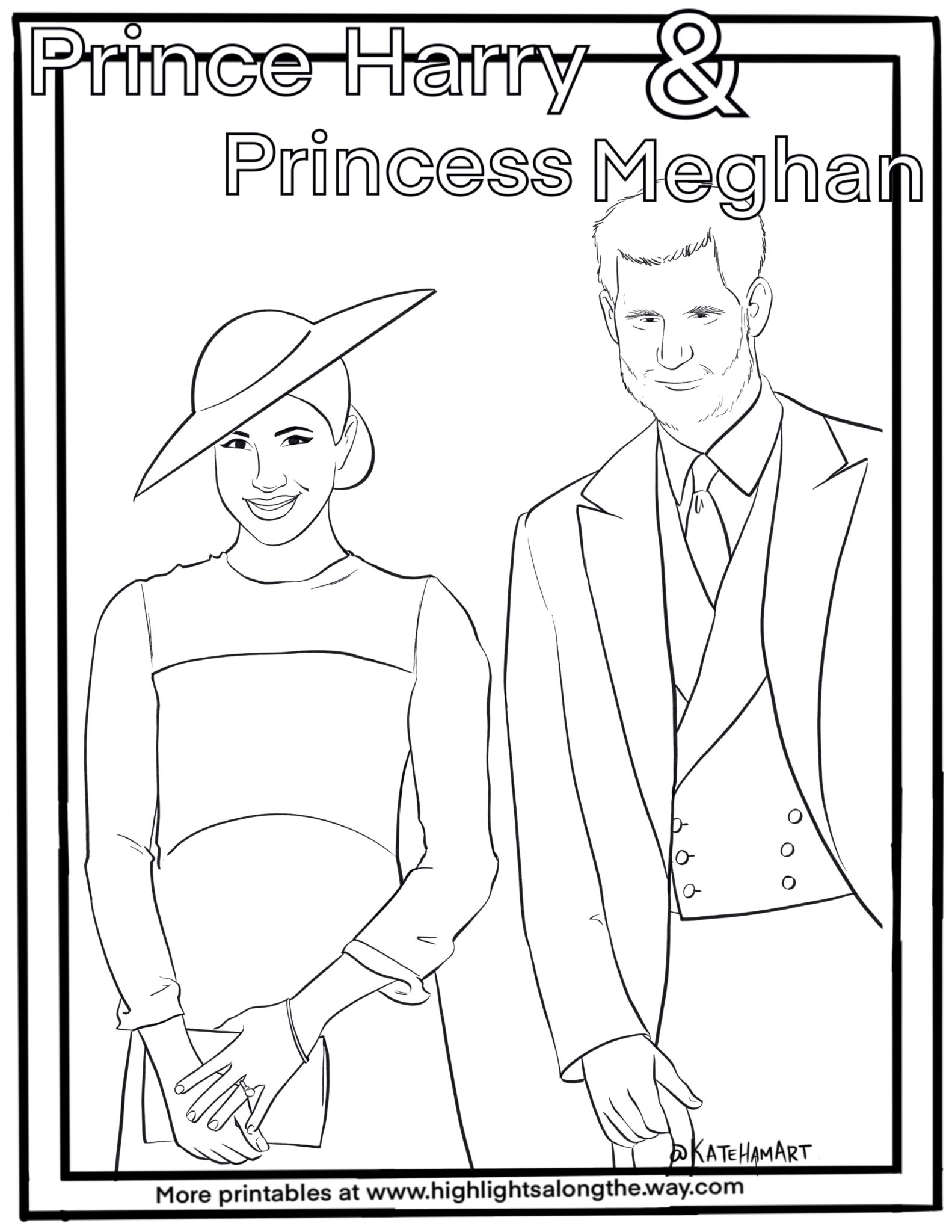 King Charles III Coronation Coloring Pages