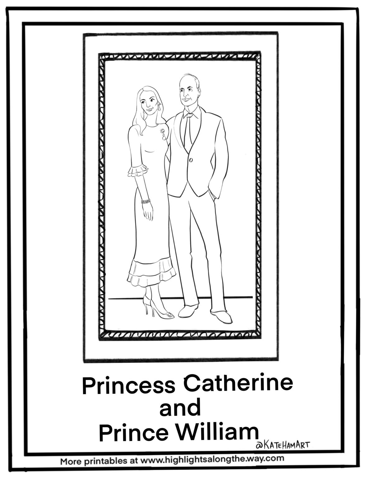 King Charles III Coronation Coloring Pages