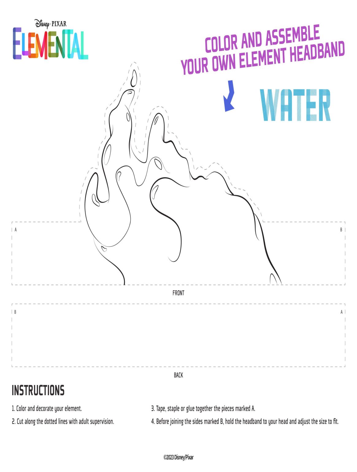 Elemental Coloring Pages and Activity Sheets