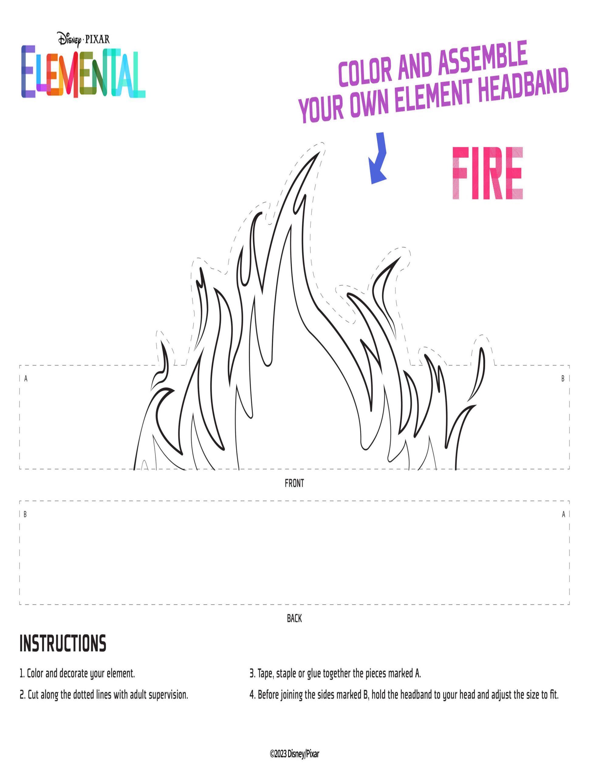 Elemental Coloring Pages and Activity Sheets