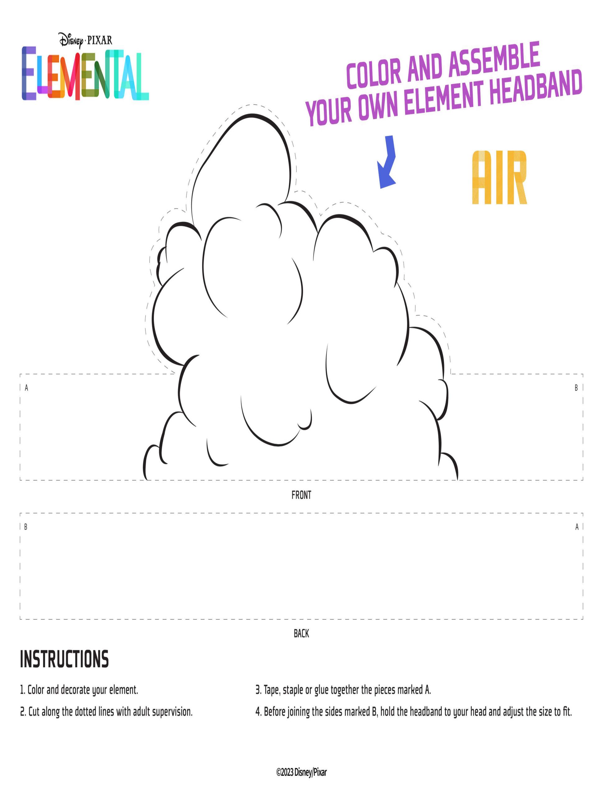 Elemental Coloring Pages and Activity Sheets