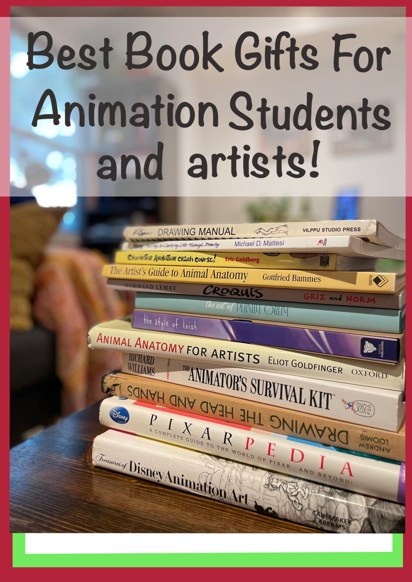 Best Book Gifts for Animation Students and Artists