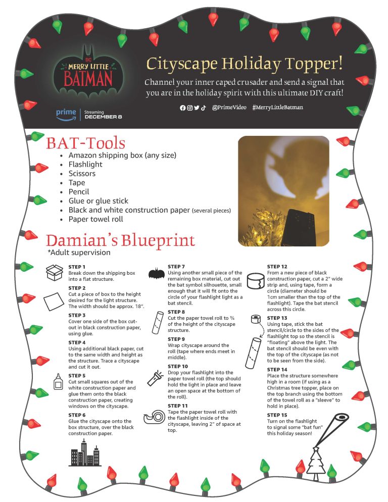 Batman Printable Activity Sheets