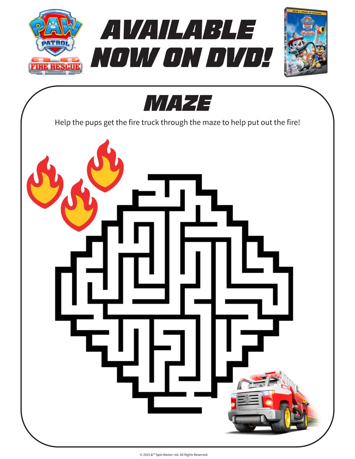 Paw Patrol Activity Sheets Printables