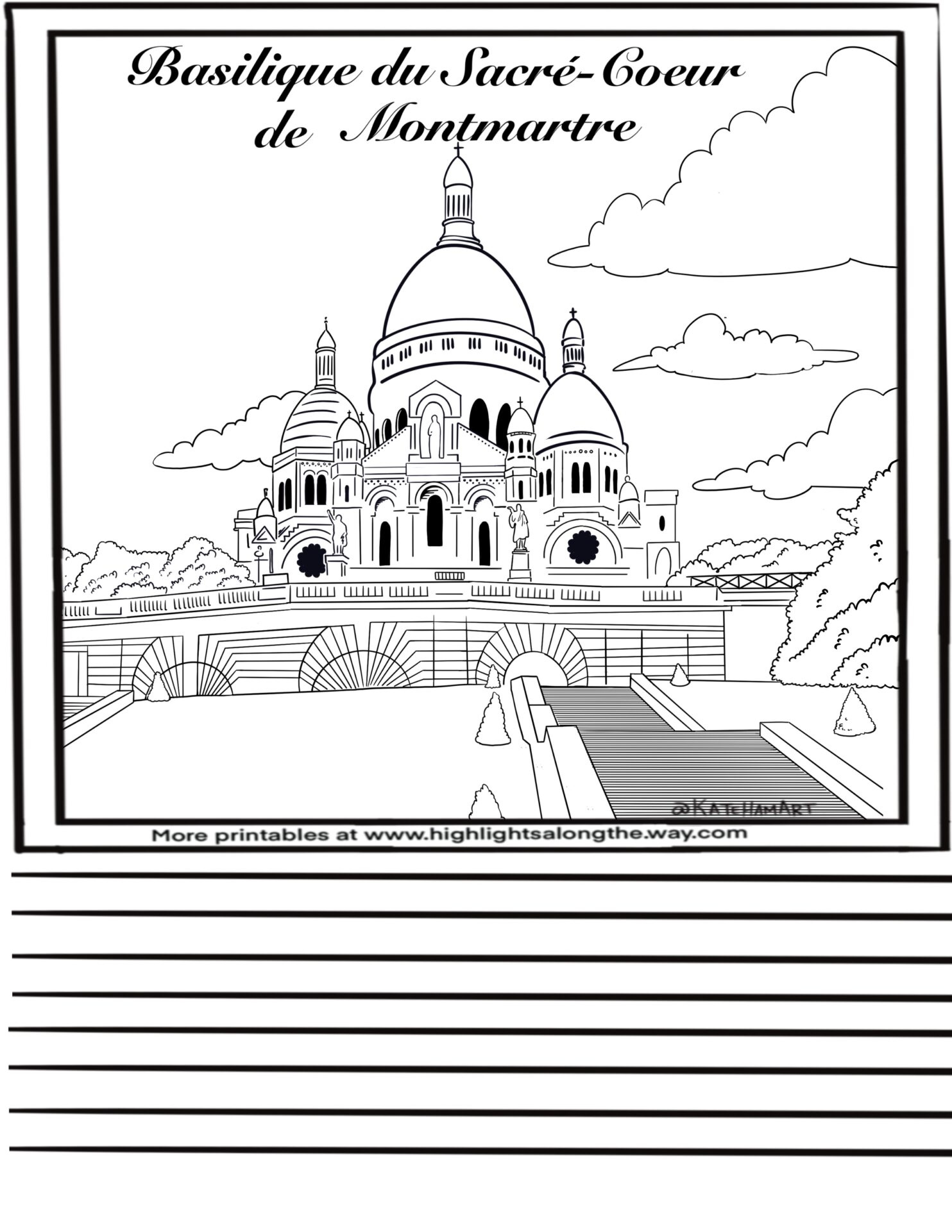 Simone Biles free printable coloring sheet - Olympic Gymnast